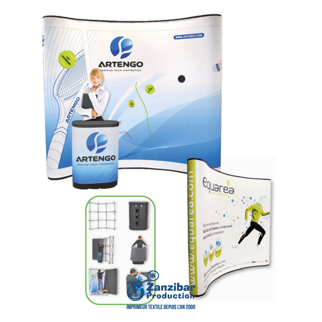Stand personnalisé : Création stand publicitaire à personnaliser